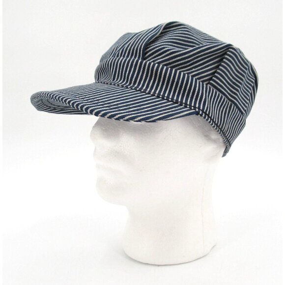 Unbranded | Accessories | Vintage Hickory Stripe Utility Cap Size 7 2 ...
